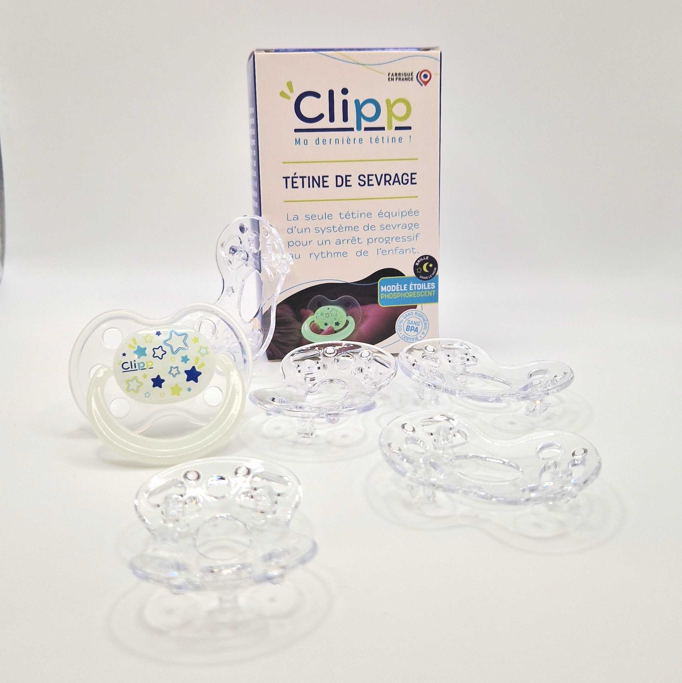 Commandez maintenant votre Tétine de Sevrage Clipp